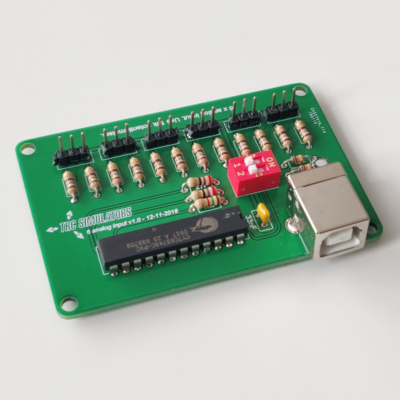 6-Analog Input USB controller - SIMKITS